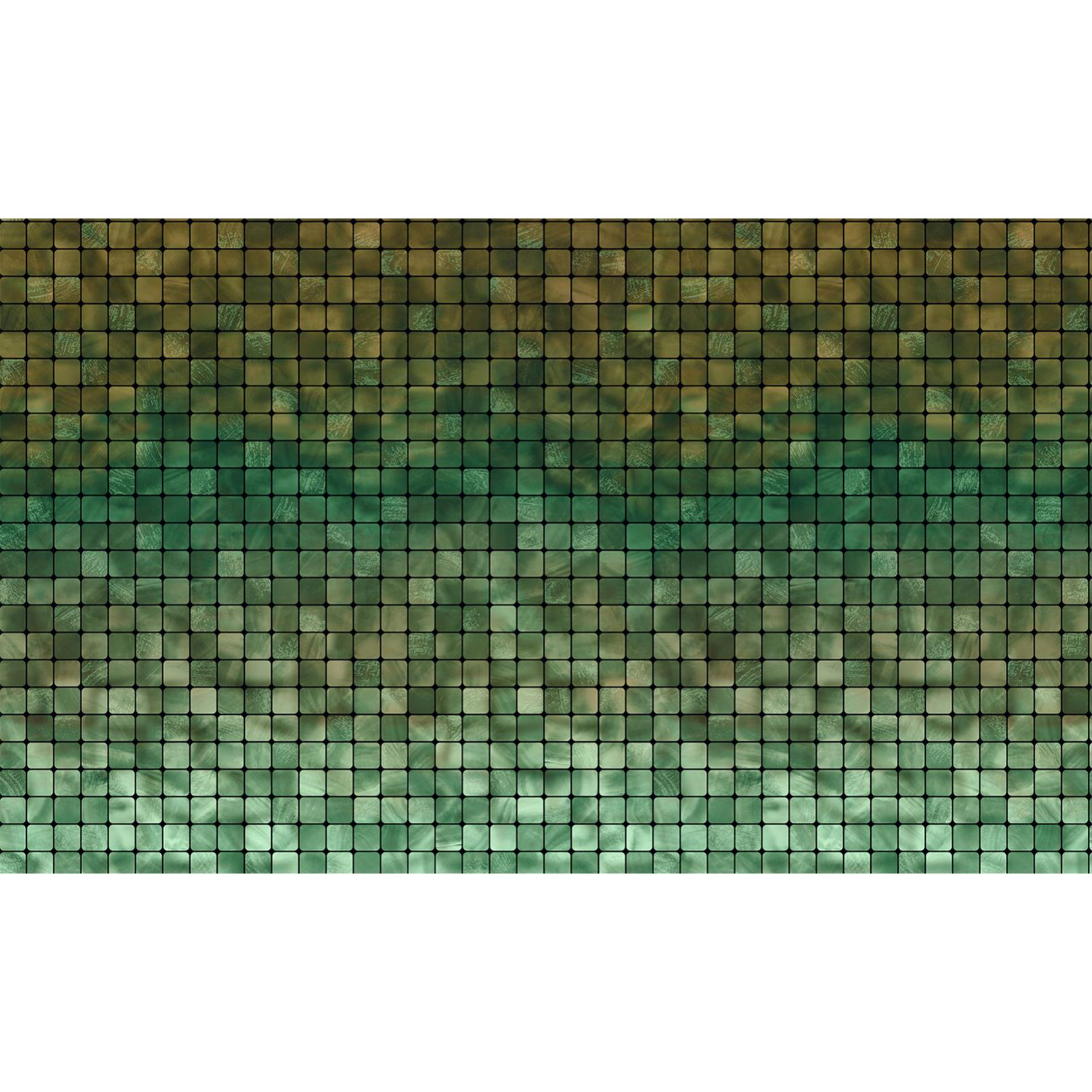 Papier peint panoramique motif mosaïque Tapisserie panoramique moderne ...