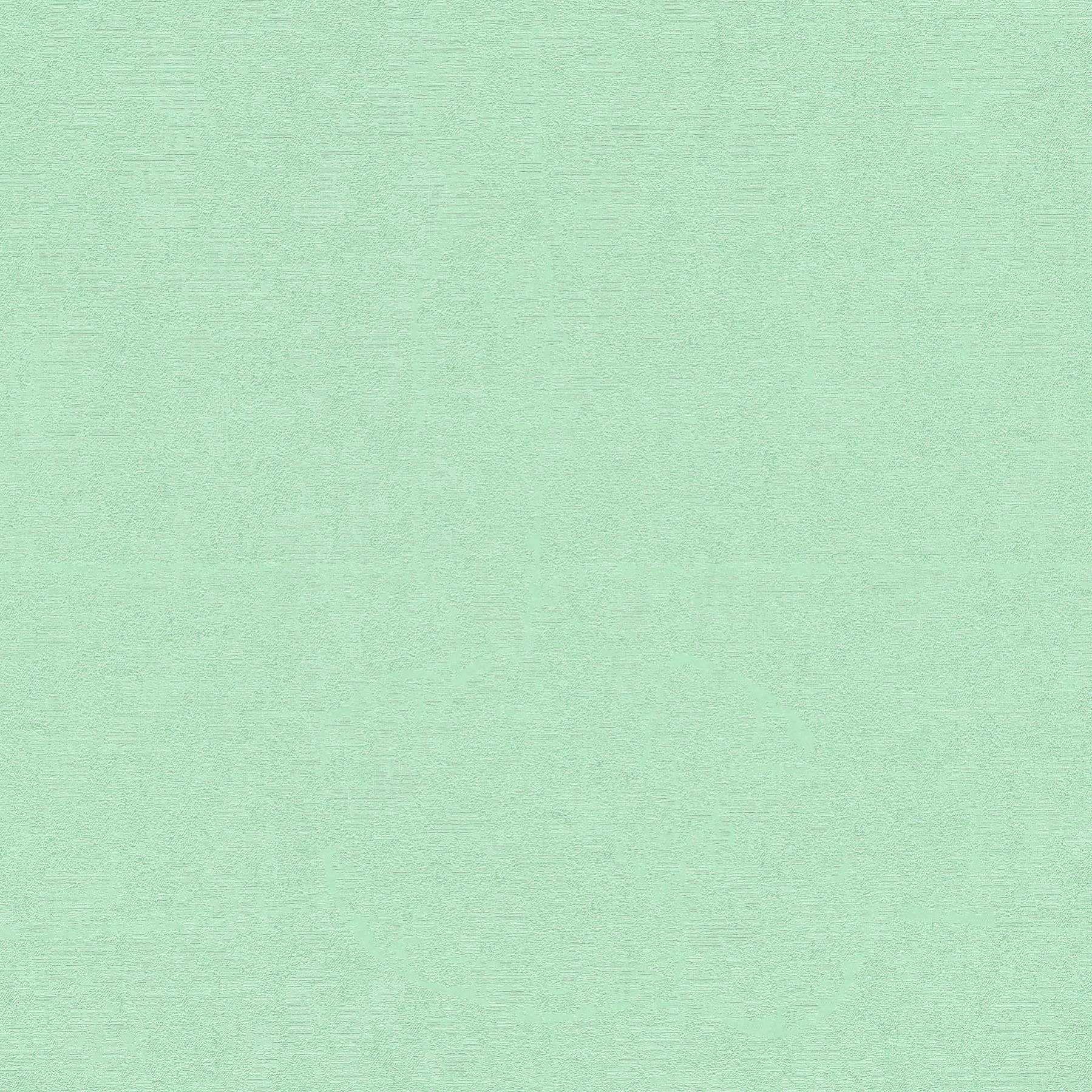 Papier peint intissé uni vert pour couloir Tapisserie verte unie pour ...