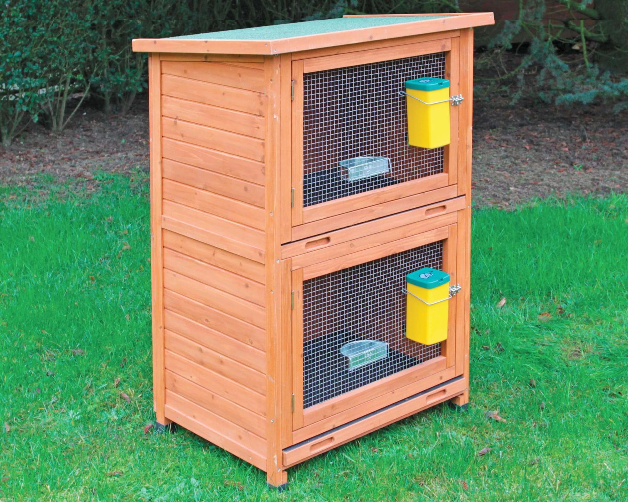 Clapier Campagne Ferme de Beaumont en bois 2 à 4 lapins | Leroy Merlin