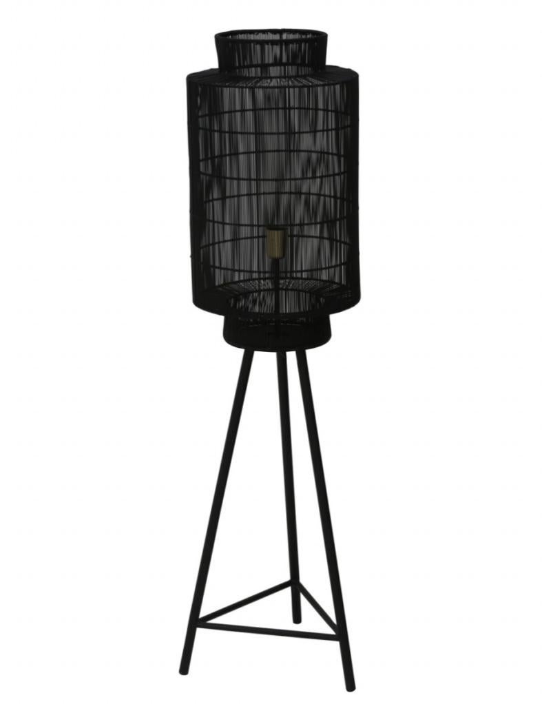 Lampadaire Light Living Gruaro Noir - Plastique - 2091ZW | Leroy Merlin