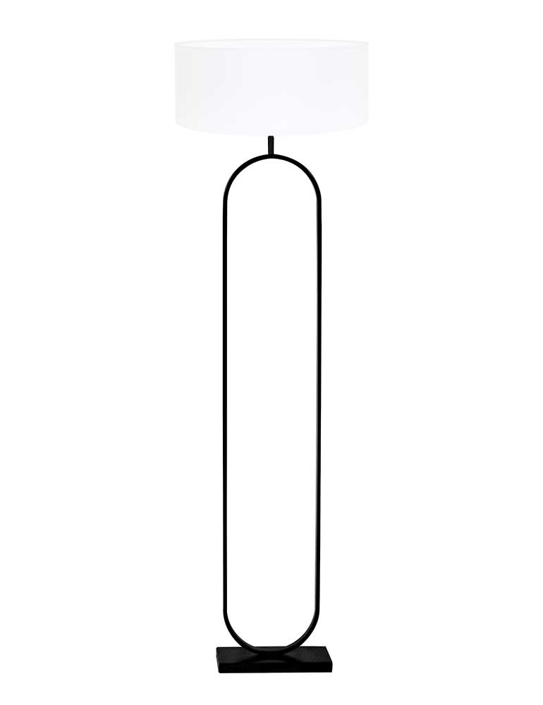 Lampadaire Light & Living Jamiri Blanc en Noir - Métal - 3553ZW | Leroy ...