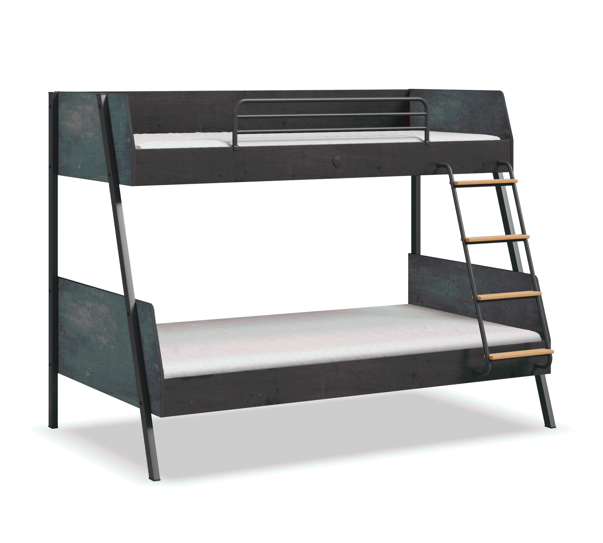 Litera grande de metal oscuro (90x200-120x200 cm) | Leroy Merlin