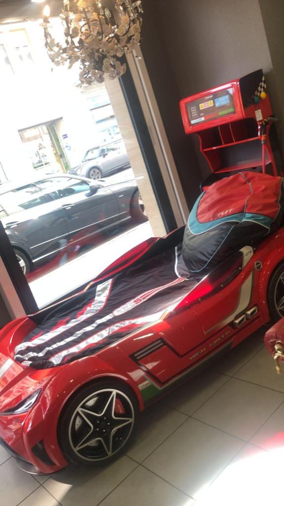 GTS Racing Car Crib/Auto Letto / Macchina 100x190cm Rosso e LED | Leroy ...