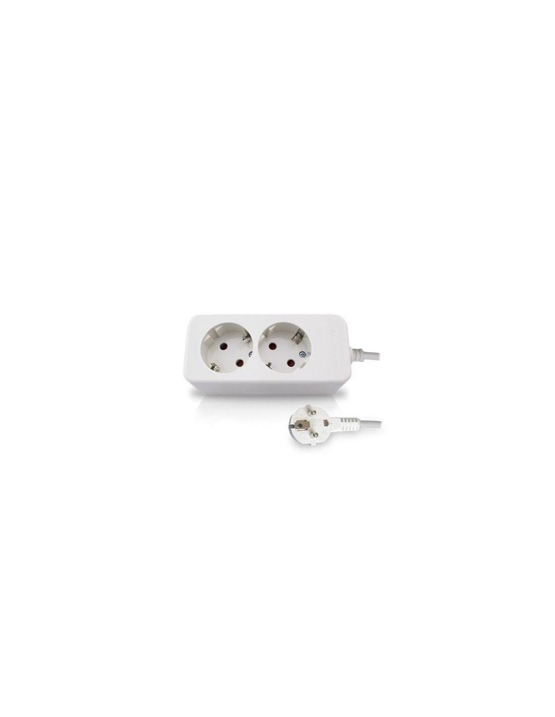 Base múltiple 2 enchufes 1.5m de cable GSC 0800275 | Leroy Merlin