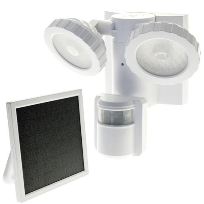 Proyector VIVALDI con sensor y panel solar IP44 2x1,2W LED 500lm 5483K ...