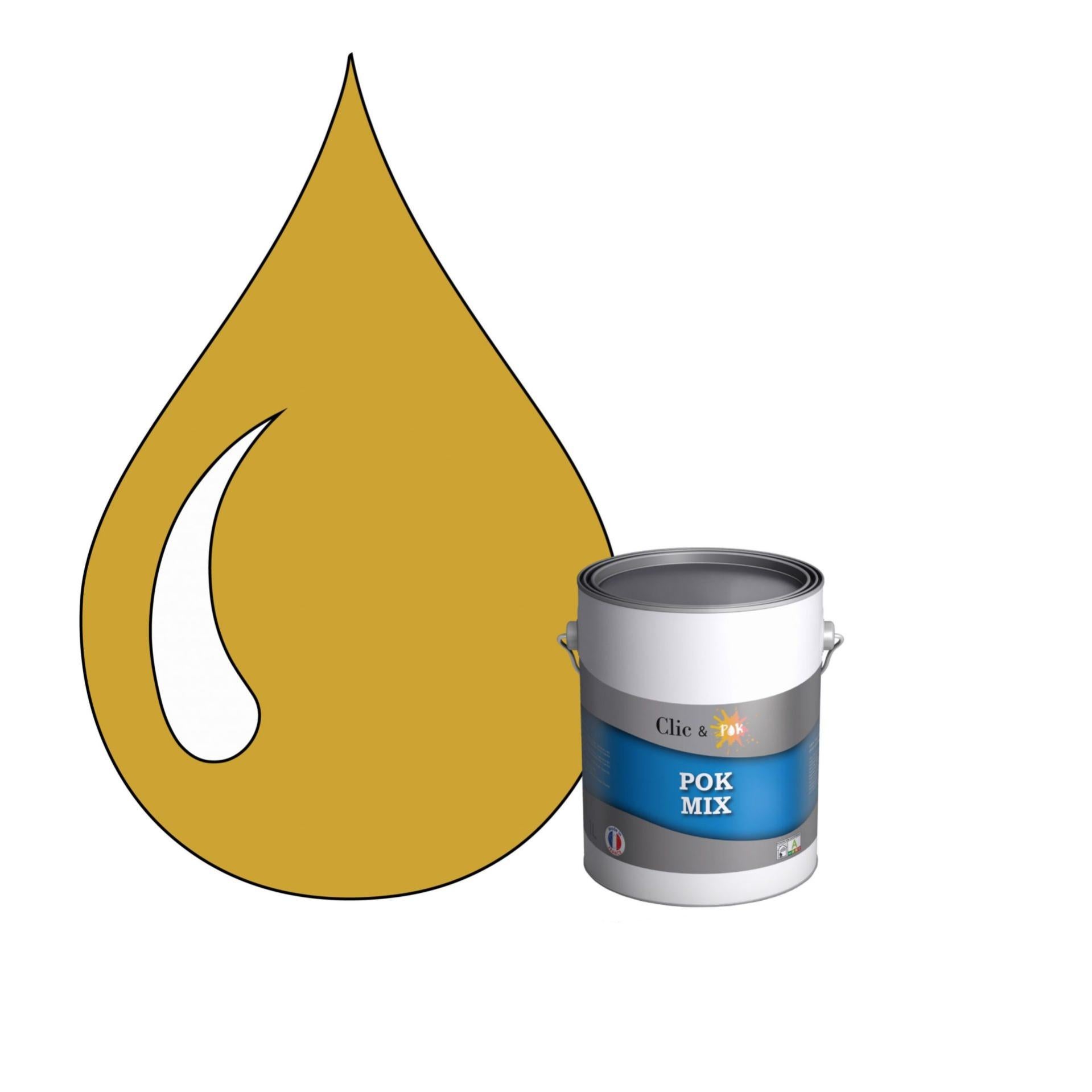 POK MIX Jaune : Peinture Meuble Satinée Multi-supports Intérieurs et ...