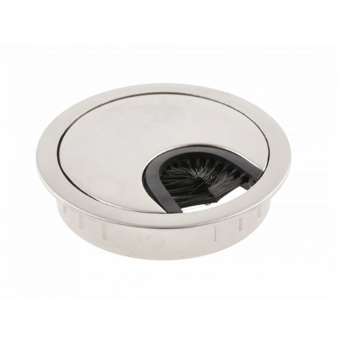 Passe Câble Aluminium Dia 60 Couleur Nickel Mat Leroy Merlin