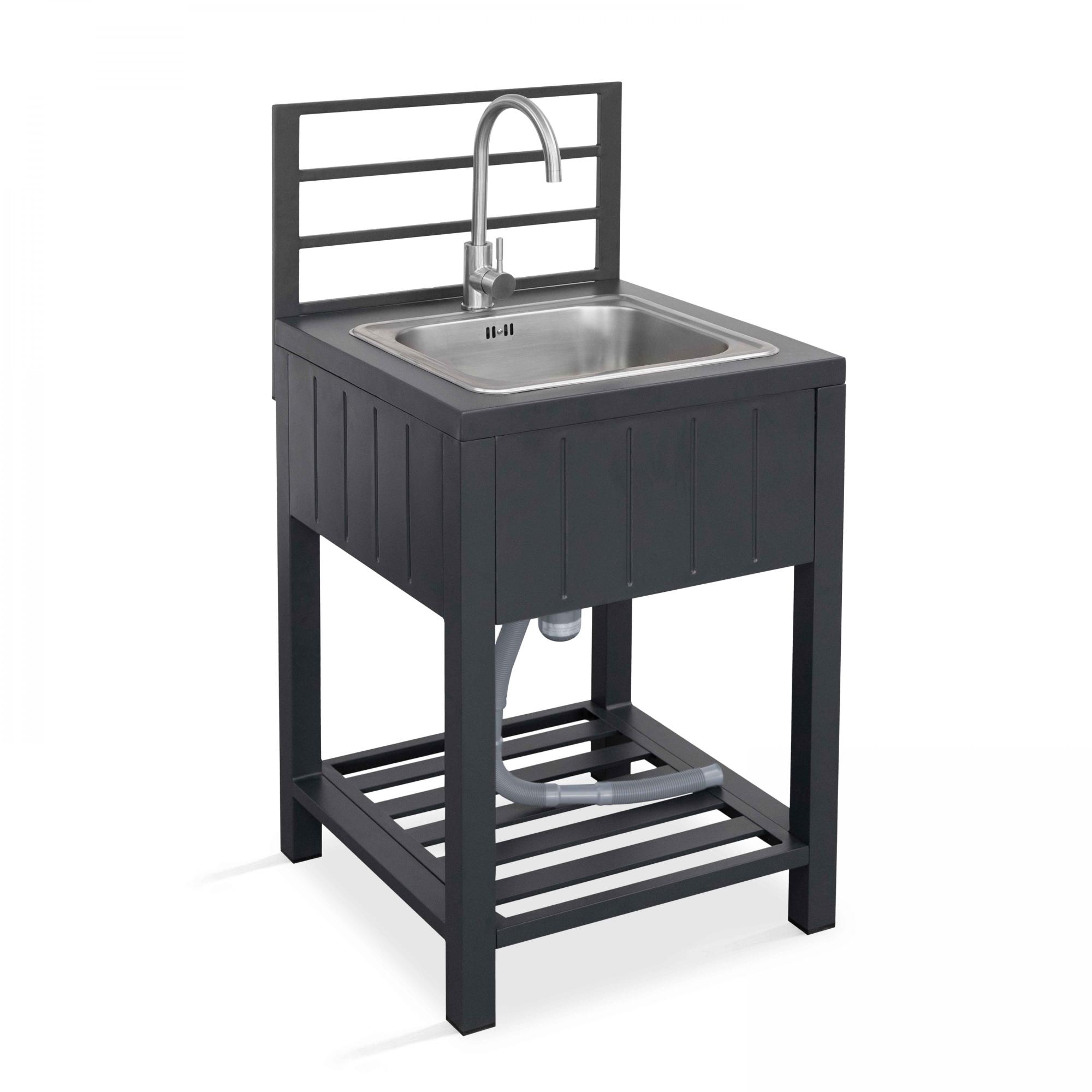 Mobile lavello in acciaio inox per cucina esterna | Leroy Merlin