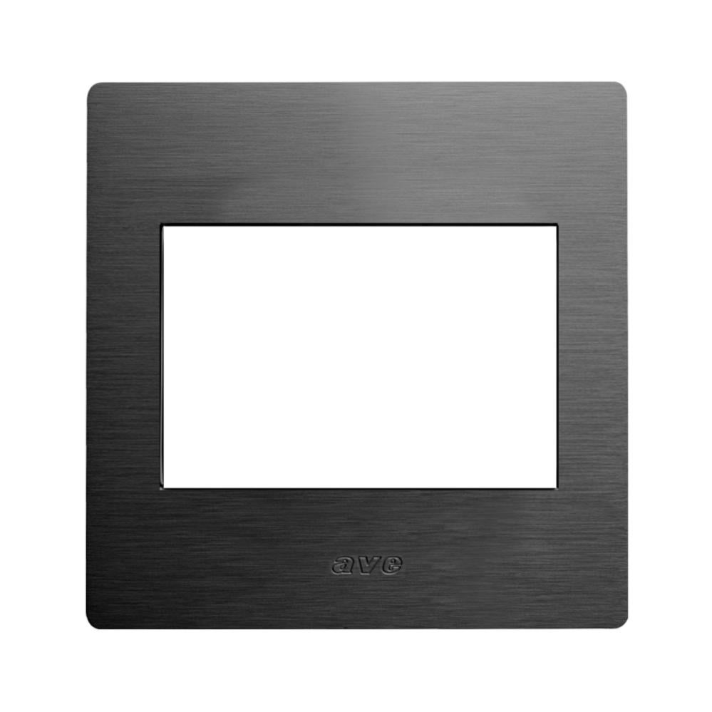 Placca 98X98 Allumin. Antracite 3M AVE 44PAQK3ANS | Leroy Merlin