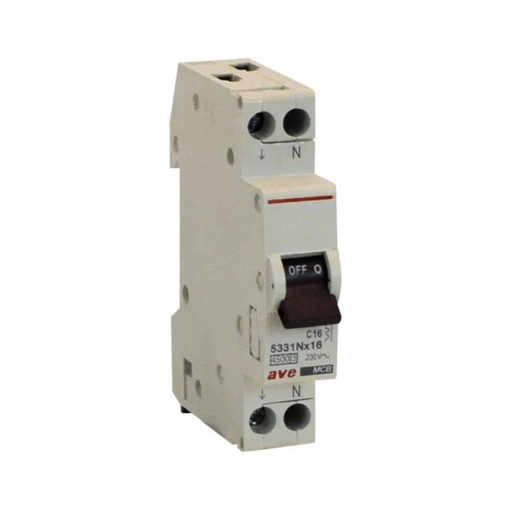 Int.Mag. 1P+N 16A 4,5Ka Curva C 1M AVE 5331NX16 | Leroy Merlin