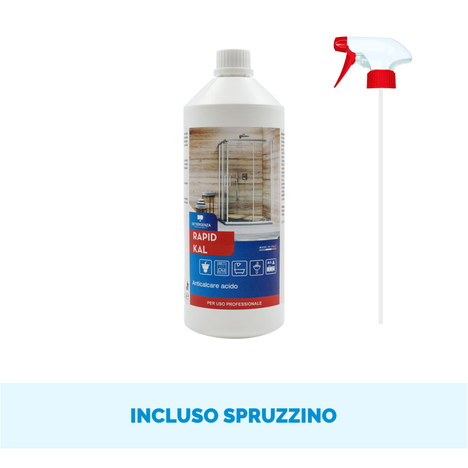 ANTICALCARE ACIDO RAPID KAL CONCENTRATO - Pz. 1 da 1 L HD | Leroy Merlin