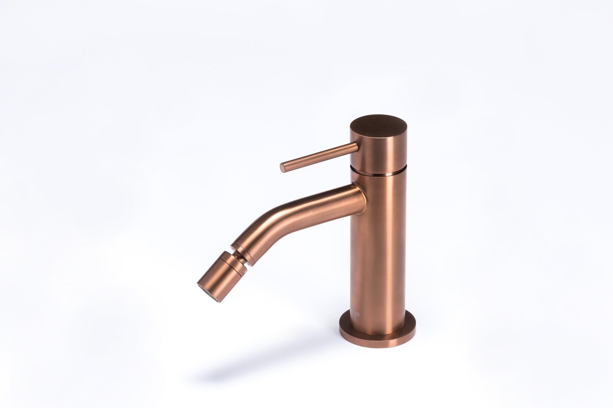 Rubinetto Miscelatore Monocomando per Bidet Rame Tevere | Leroy Merlin