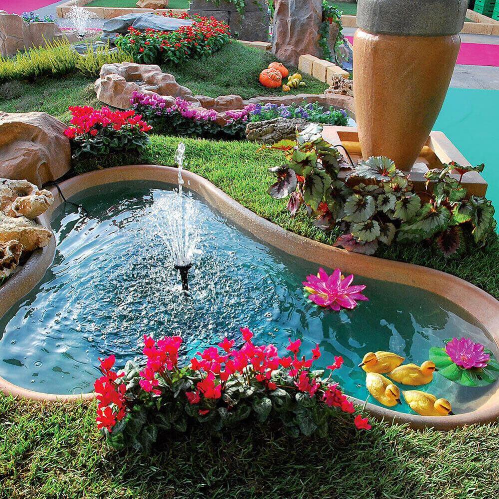 Laghetto Artificiale Roccia da Giardino 197x126x50 cm 440 Litri | Leroy ...