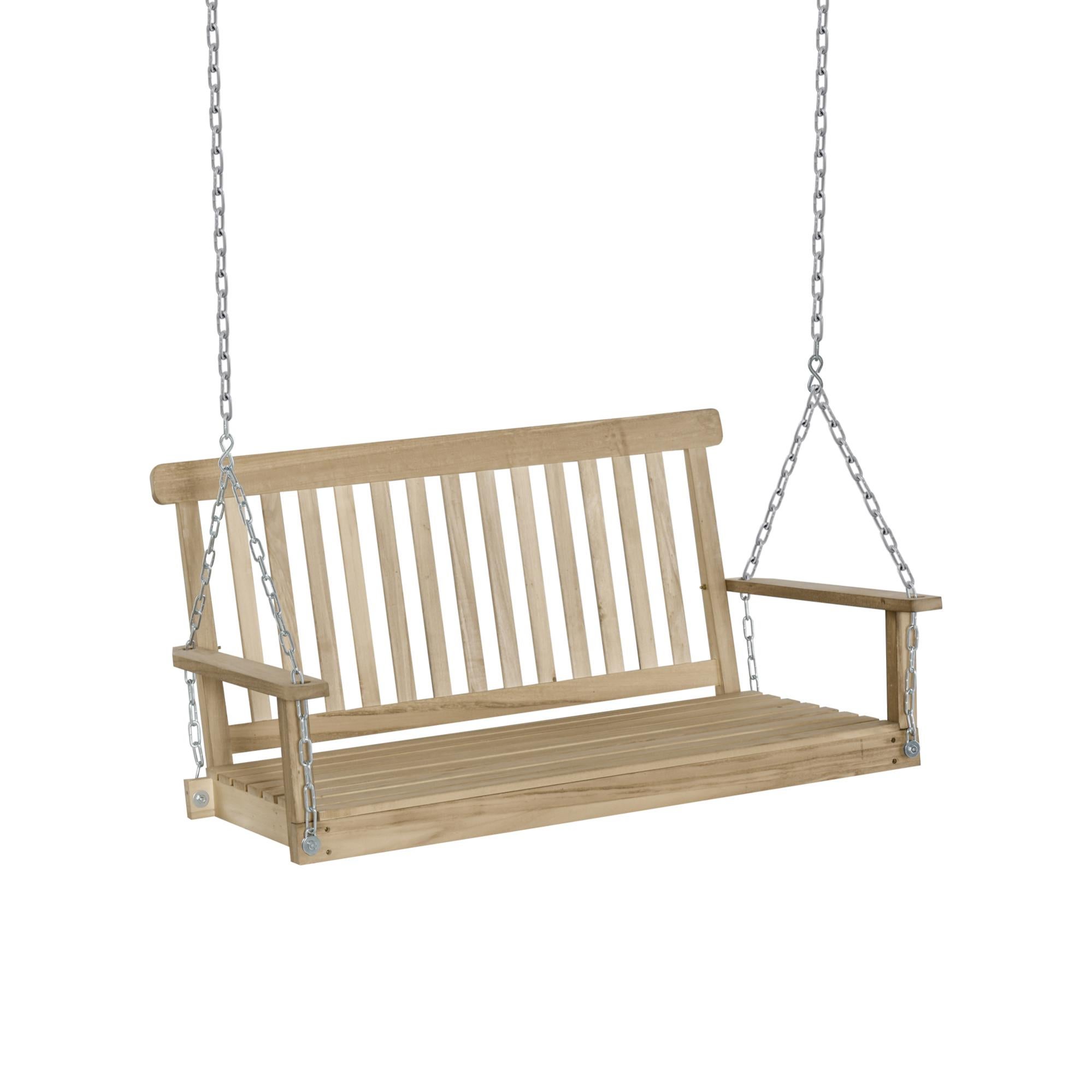 Dondolo 2 Posti Sospeso 119x65x61 cm in Legno | Leroy Merlin