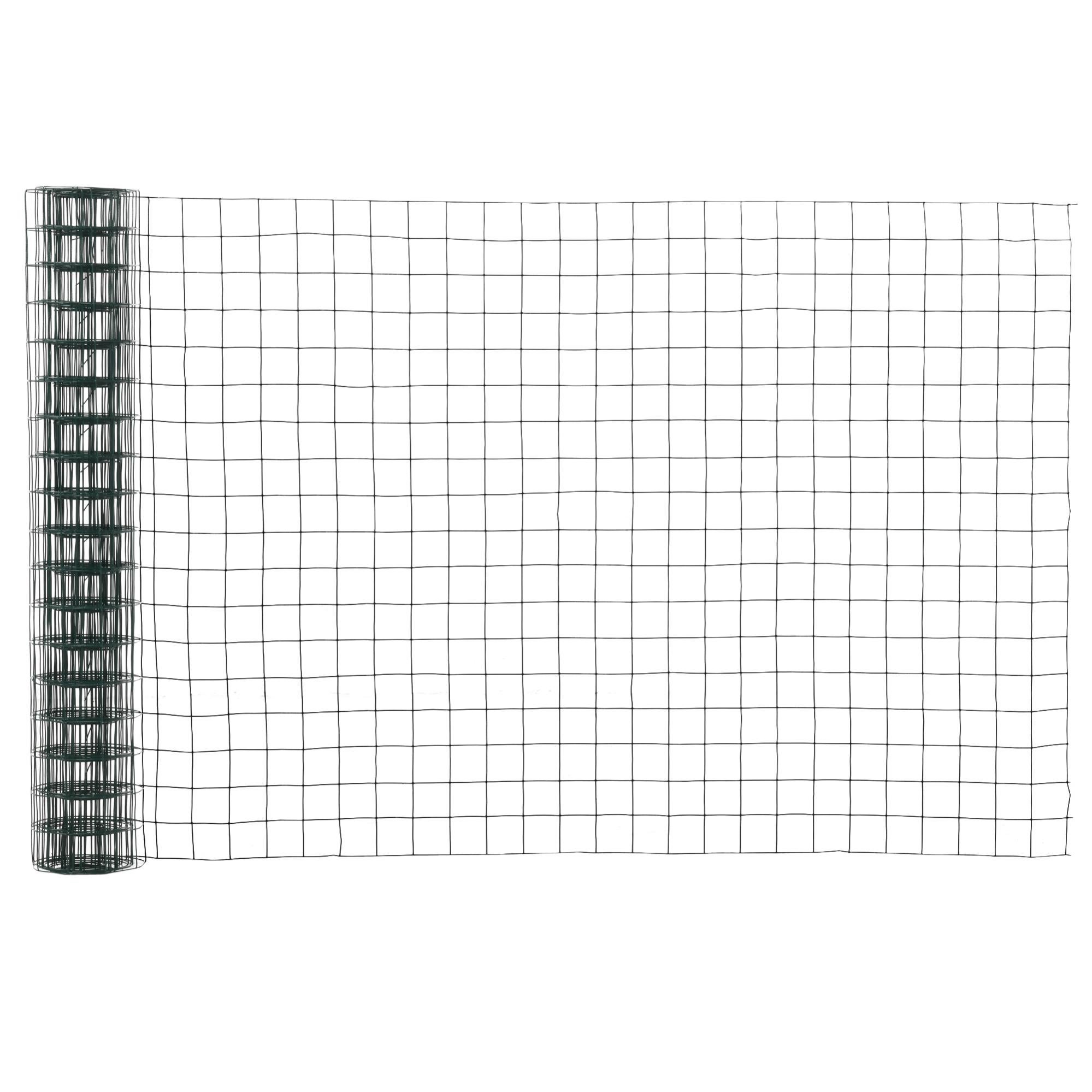Rete Metallica da Giardino per Recinzioni 500x91 cm Rivestimento in PVC ...