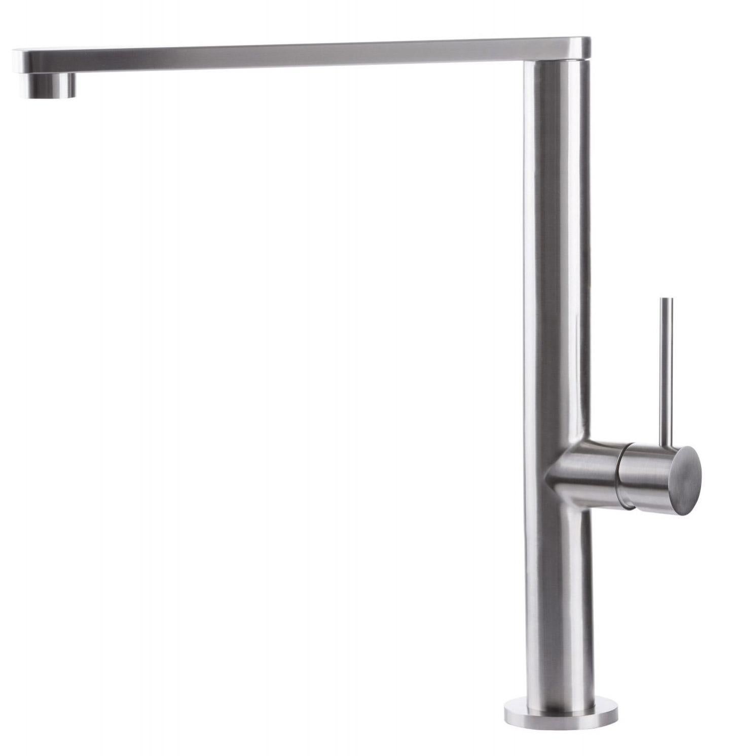 Rubinetto Cucina Miscelatore Monocomando Lavello Canna Piatta in ...