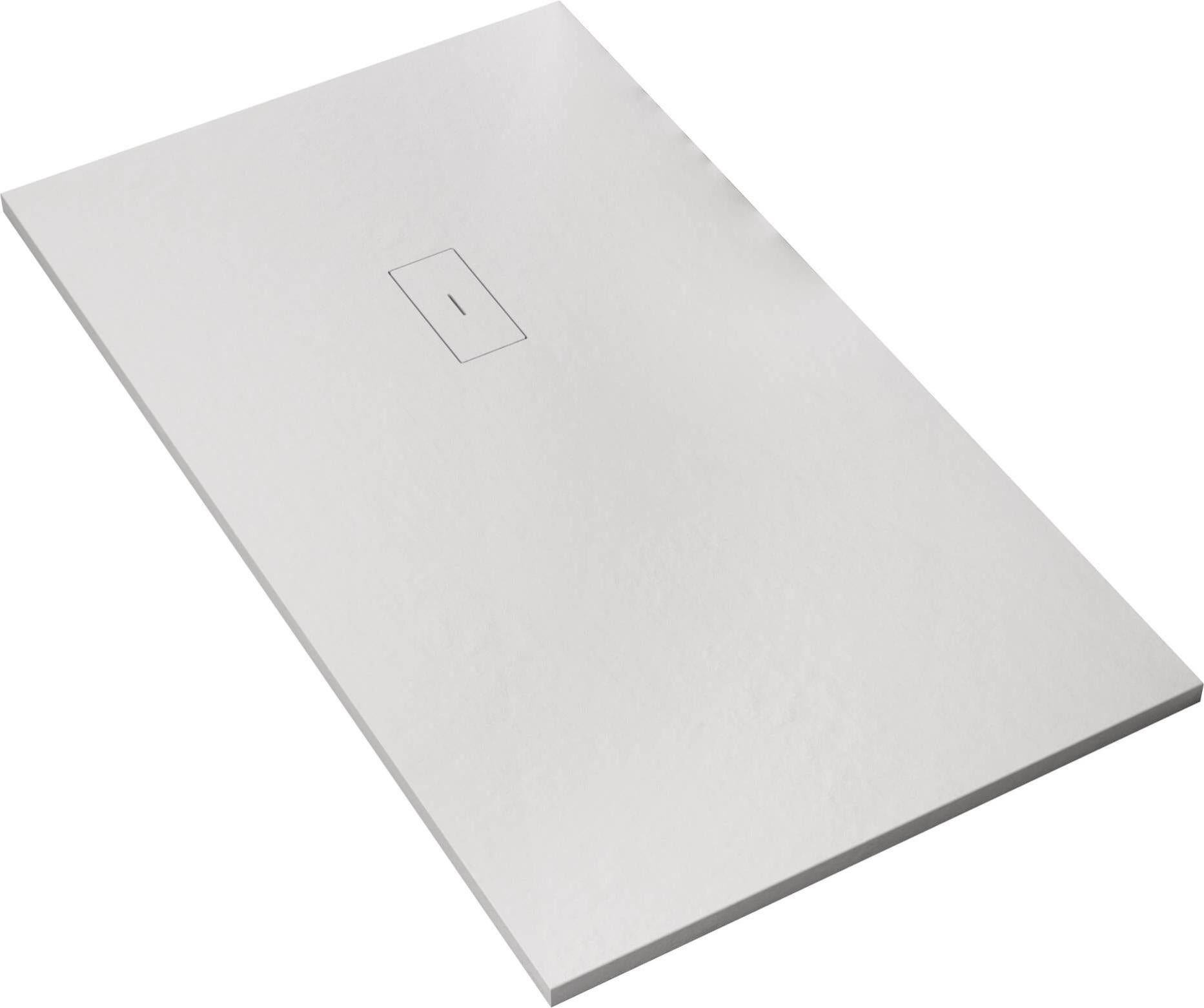 Piatto Doccia in Pietra 90x200 cm Giordanoshop Manila Bianco | Leroy Merlin