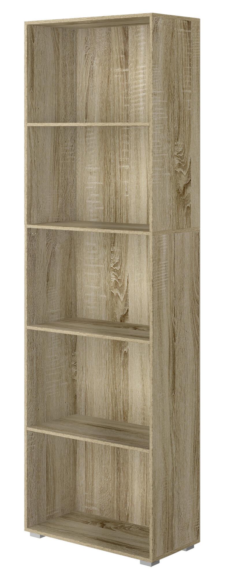Libreria 5 Ripiani 60x30x195 cm in MDF Rovere | Leroy Merlin