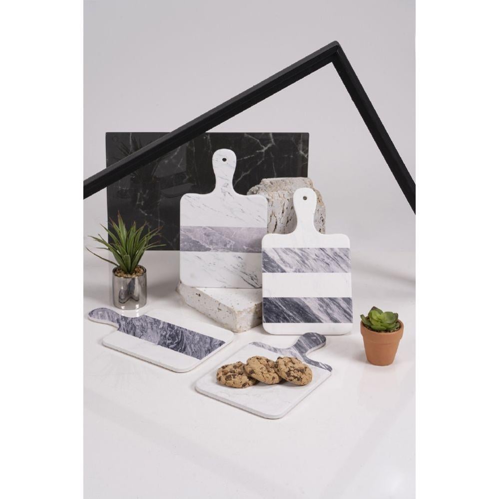 Sottopentola Tagliere, "Marble", Ceramica e Sughero, Grigio Chiaro, 25 ...