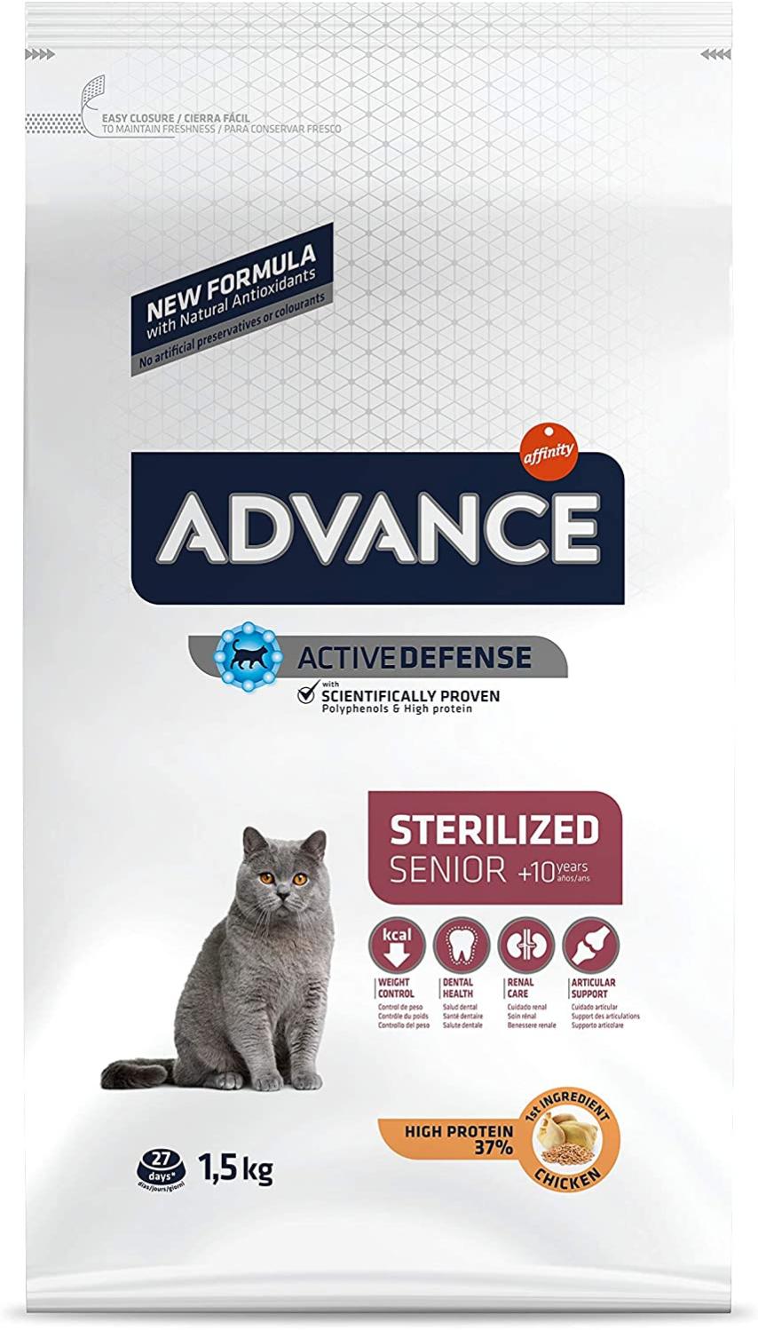 Advance - Croquette pour Chat Stérilisé Senior +10 ans - Poulet | Leroy Merlin
