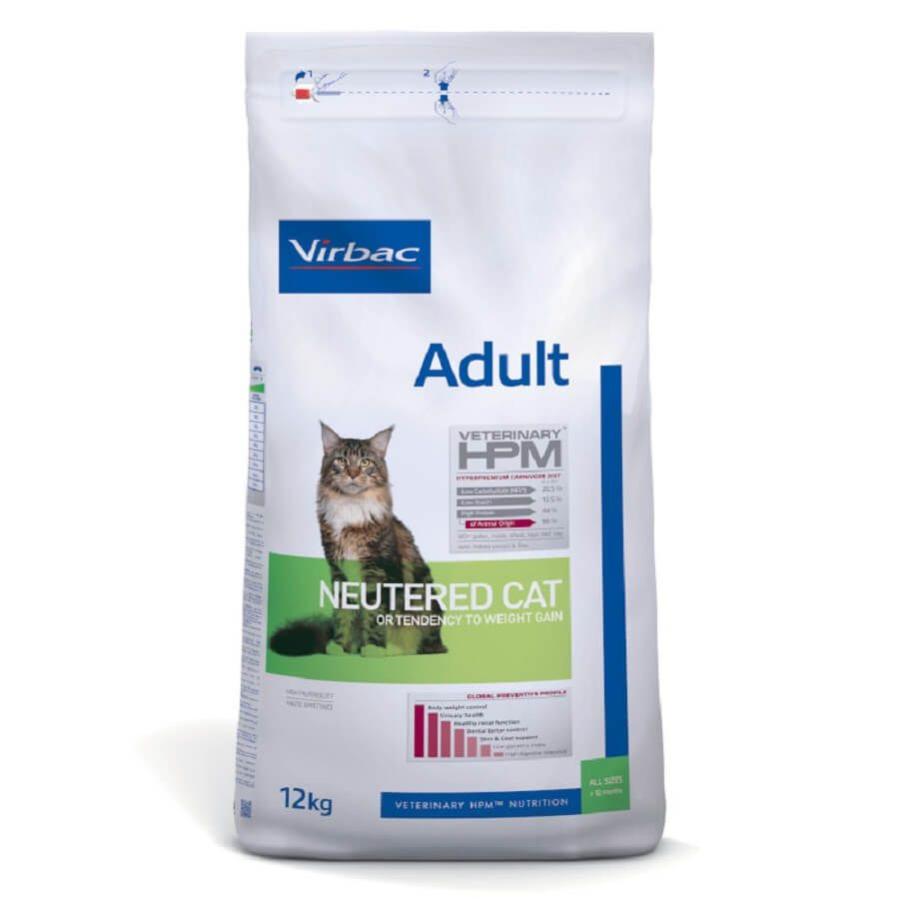 VIRBAC Veterinary Croquette HPM pour chat Adult Neutered 12kg | Leroy ...