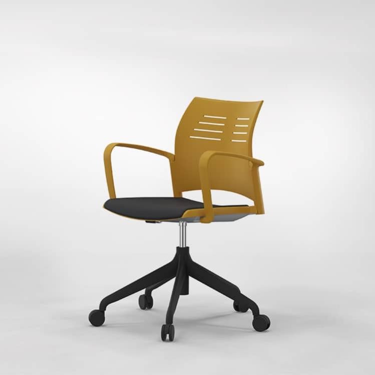 Chaise de bureau ergonomique Actiu Spacio | Golden Marble | Leroy Merlin