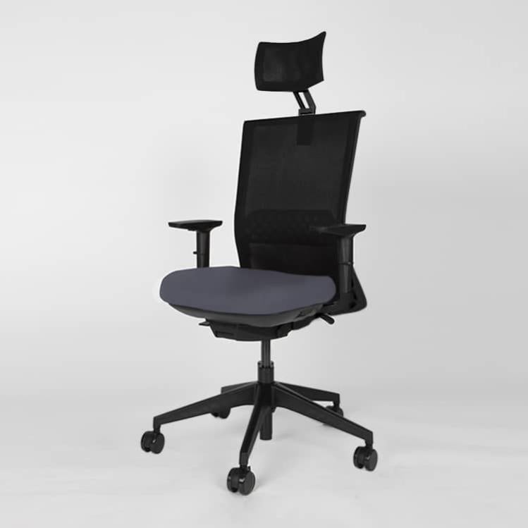 Chaise de bureau ergonomique Actiu Stay Headrest - Space Gray | Leroy ...