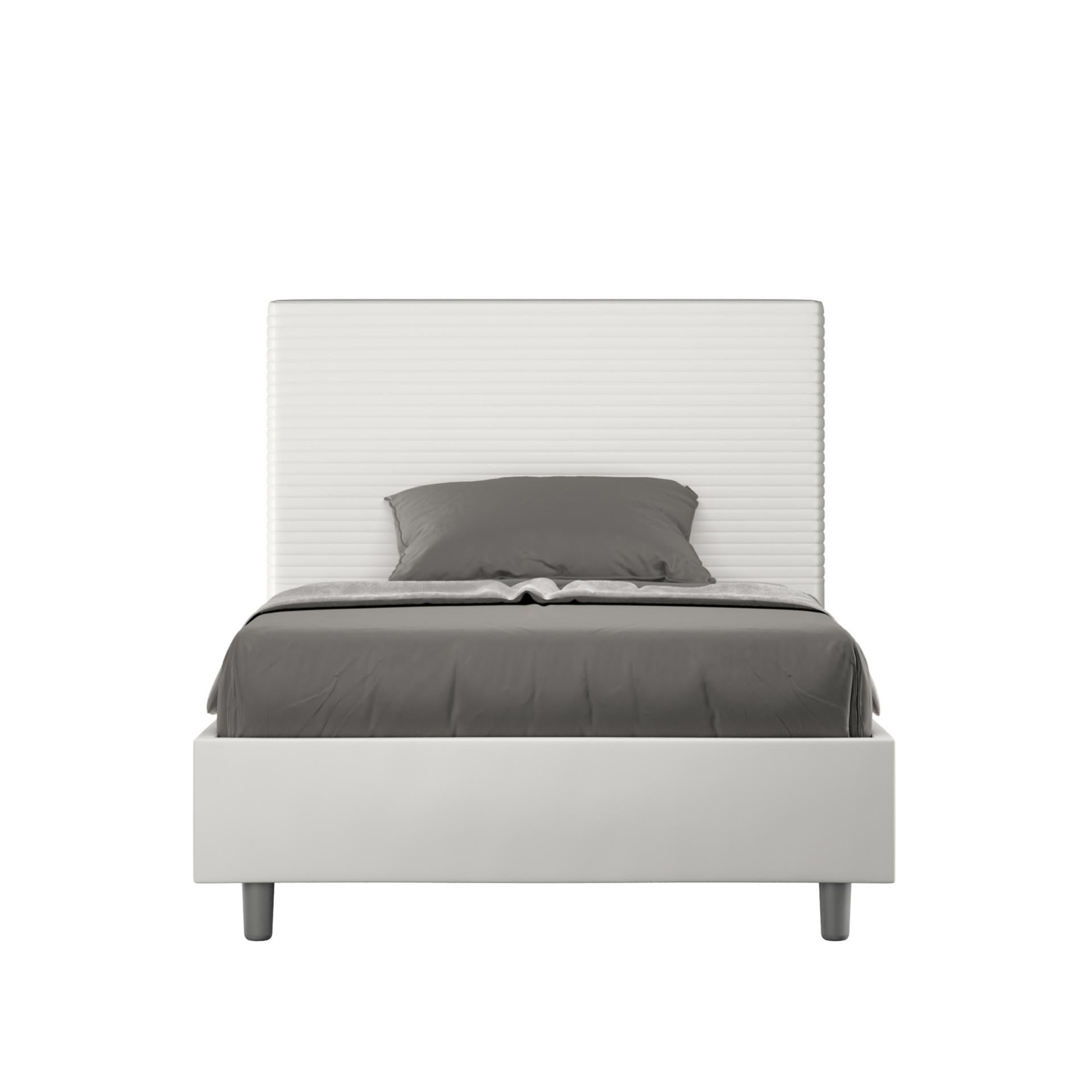 Letto Focus L.110 P.200 senza rete bianco | Leroy Merlin