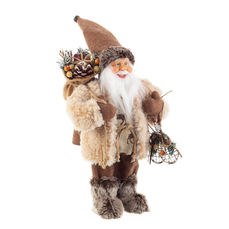 Père Noël alpin taille M H30 cm | Leroy Merlin