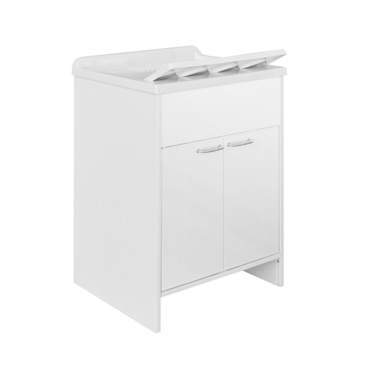 Lavatoio 45 x 50 cm con mobile in pvc con tavola | Leroy Merlin