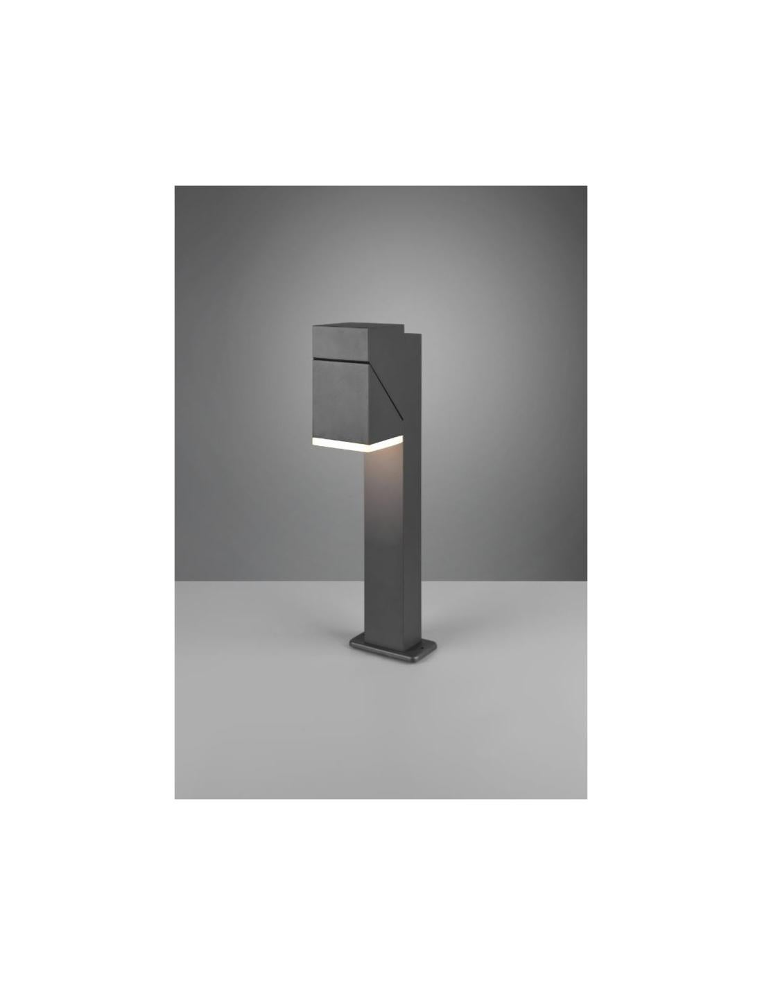 Palo Basso Led Orientabile Avon Alluminio Antracite IP54 Trio Lighting ...
