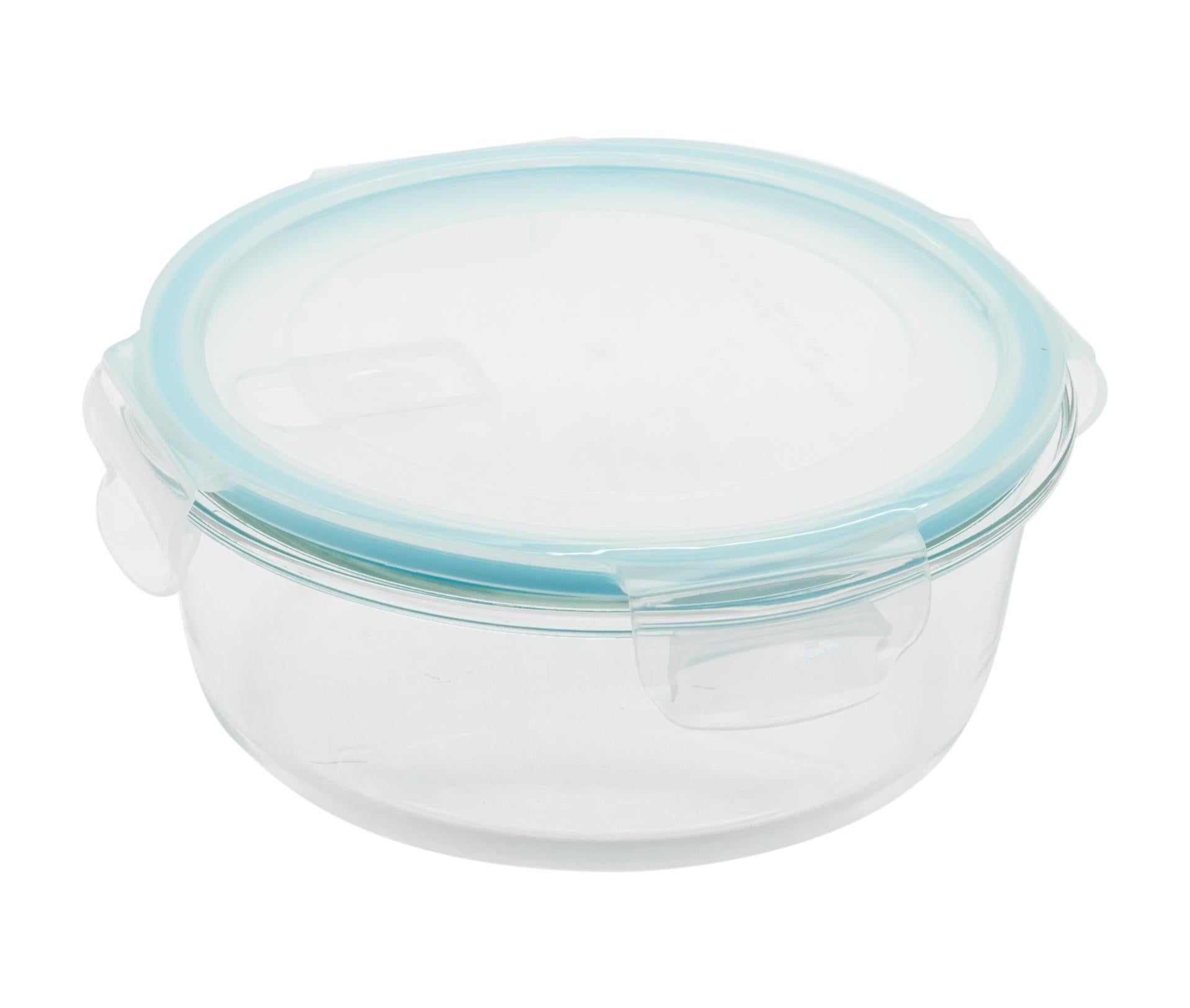 Contenitore Tondo Con Coperchio Con Sfiato 950 Ml Vetro | Leroy Merlin