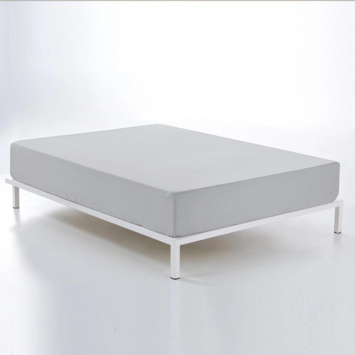 Sábana bajera ajustable de poliéster-algodón Perla para cama de 180 ...