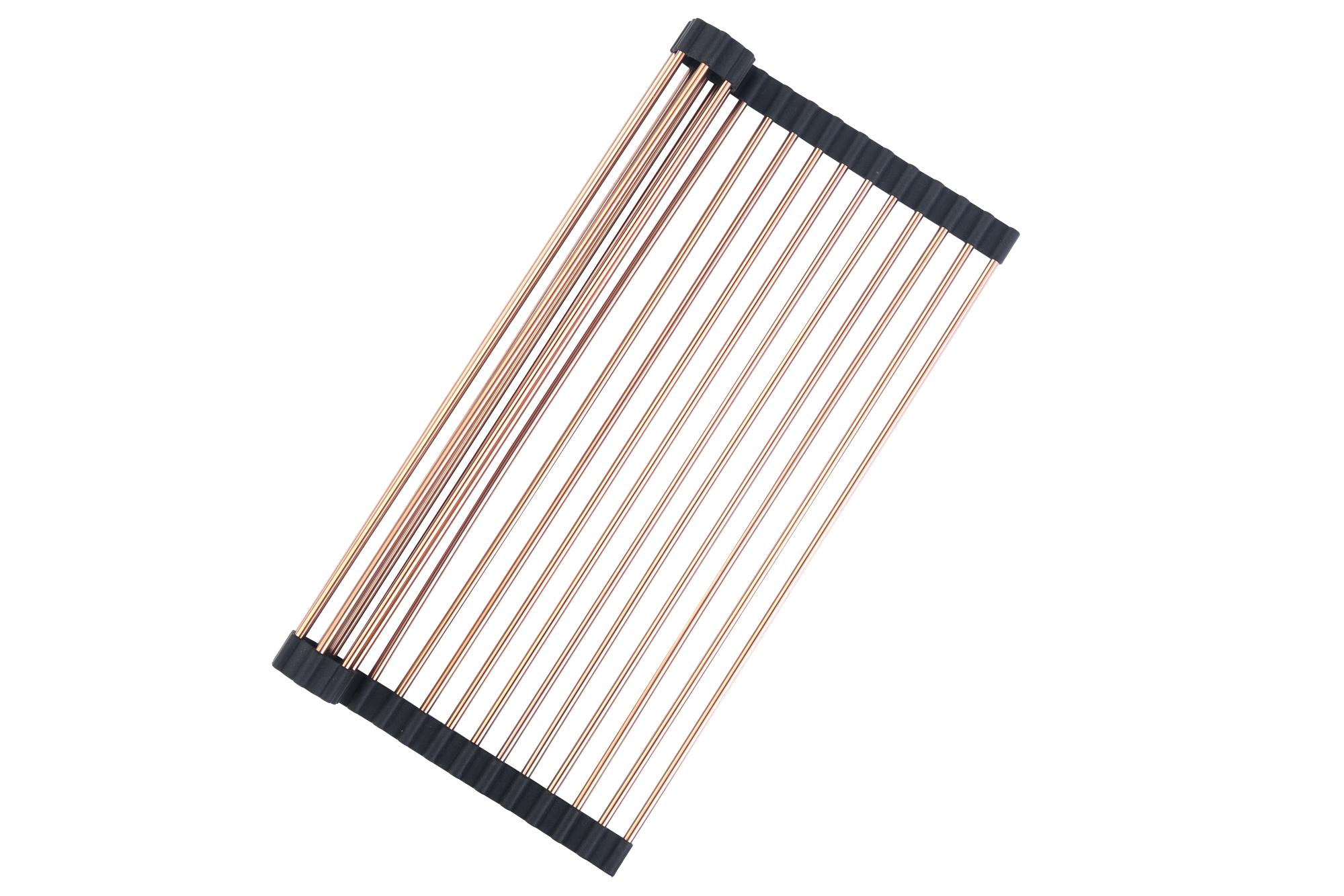 Escurridor Enrollable de Varilla Redondo de 44x32 | Modelo ZEUS |Oro ...