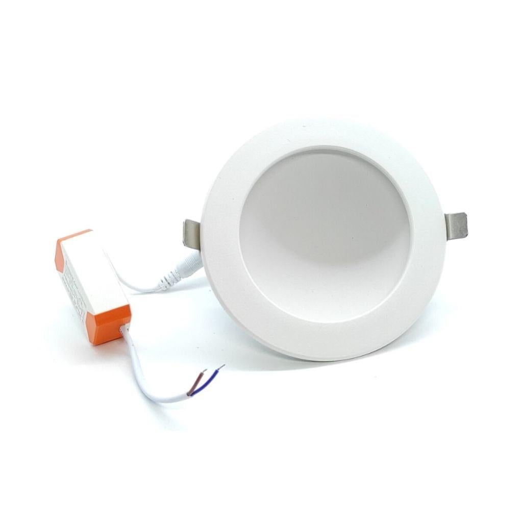 Downlight Rond Dimmable avec Led Caché 6W 4000k et Coupe 95 mm | Leroy ...