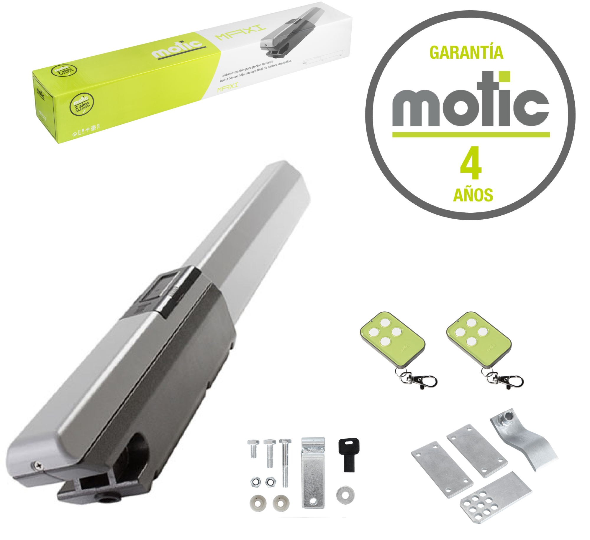 Motic Maxi 4g - Motore per porte da garage a battente fino a 5 metri di ...