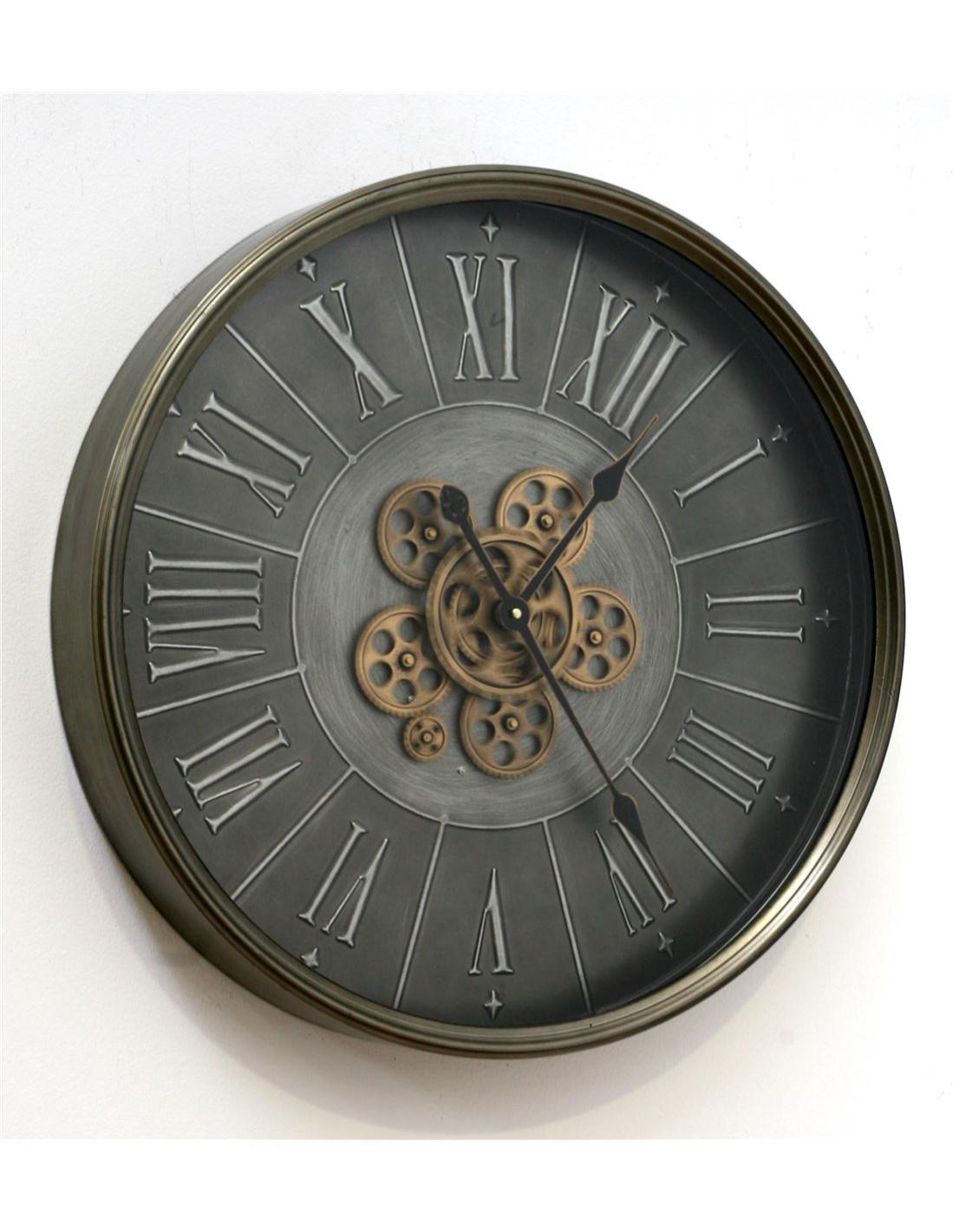Reloj 60*60 metal chapa dentro con movimiento emmanuelle | Leroy Merlin