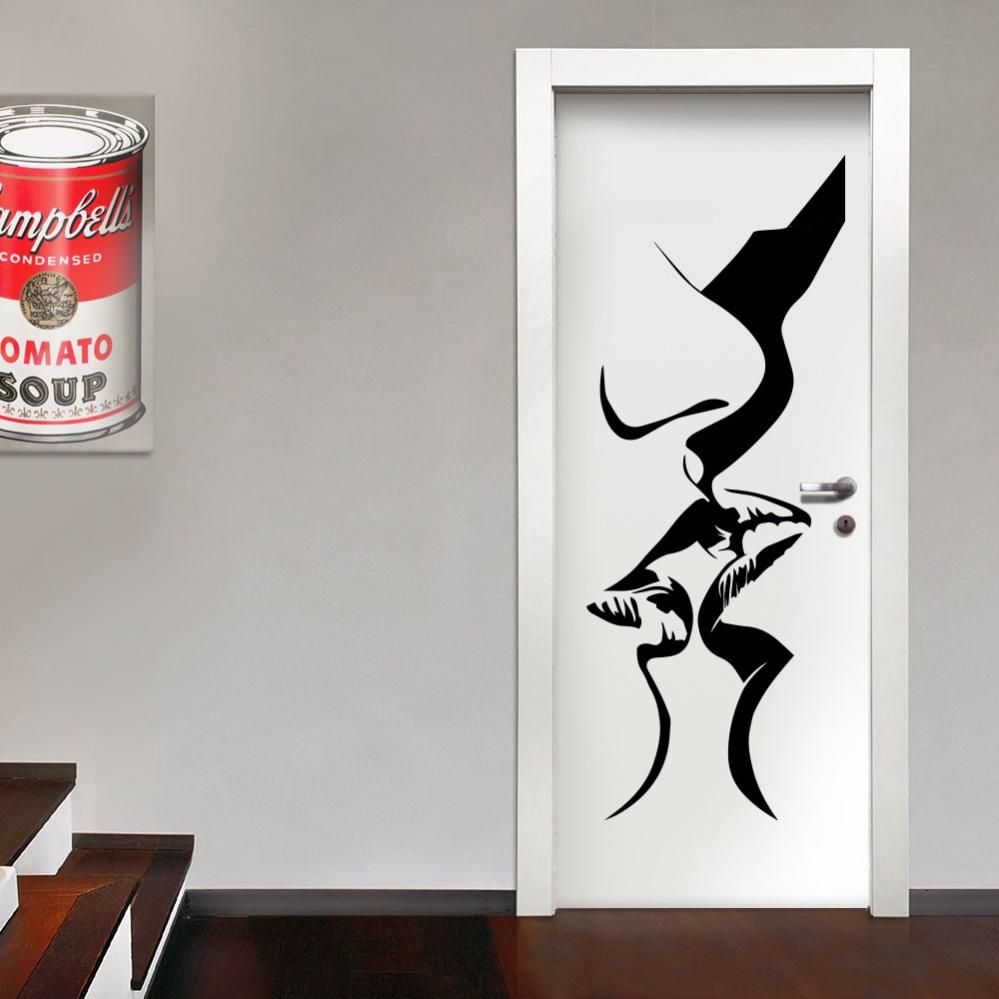 KISSING - Sticker Mural Sticker Mural En Vinyle 55x140 Cm - Couleur ...