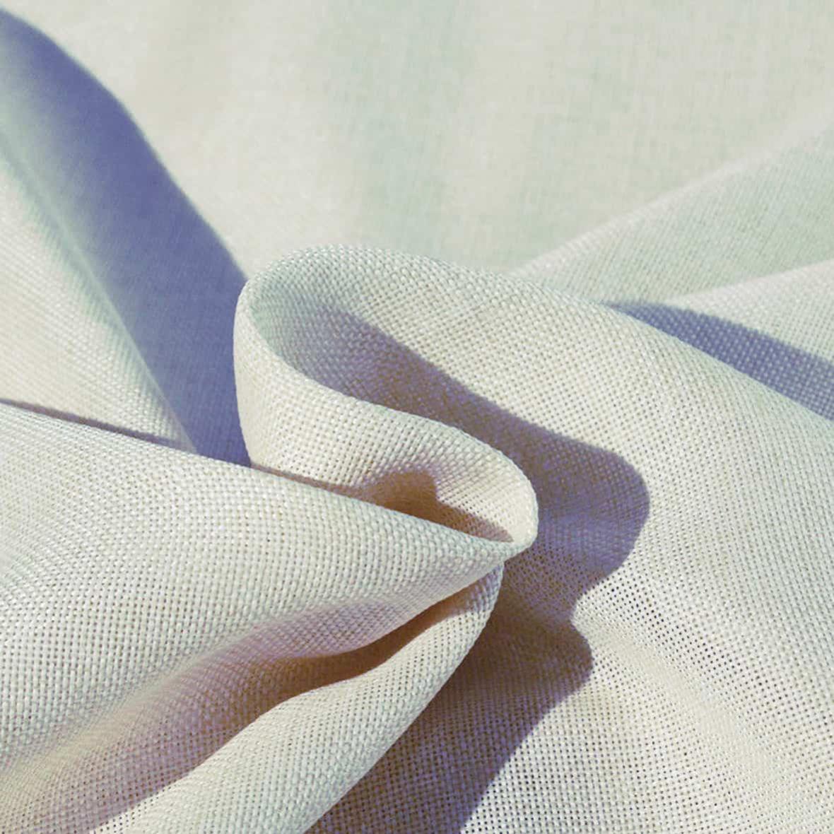 Tissu au mètre Hauteur 280 cm aspect lin 01-Bianco | Leroy Merlin