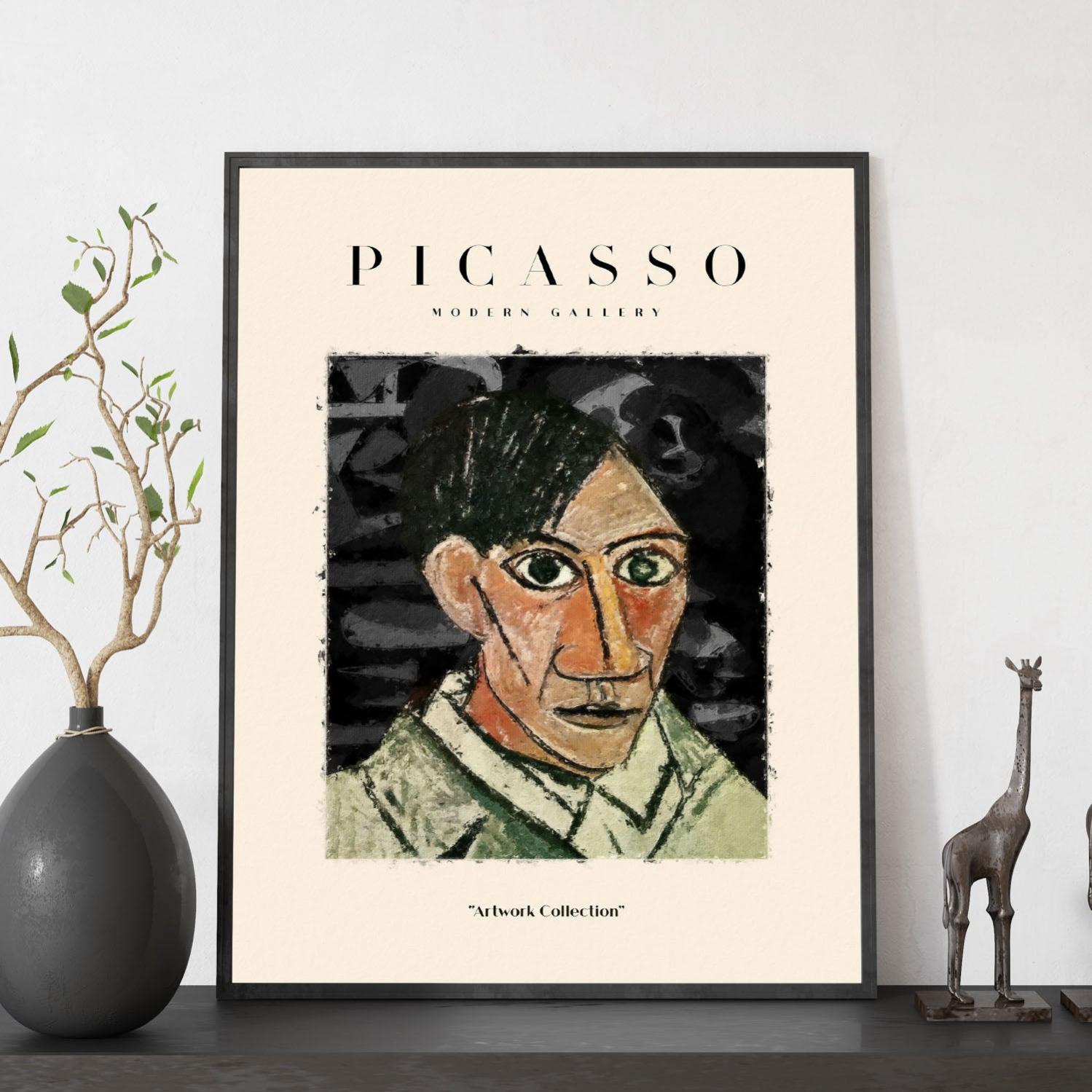 Poster Della Collezione Picasso Nacnic 25 Illustrazioni Nella Mostra D'arte Surreale E Cubismo ...