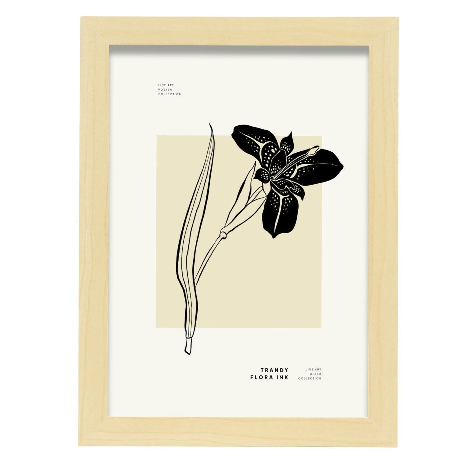 Poster Pop Nacnico Arte Astratta Lily Illustrazioni Artistiche Moderne ...