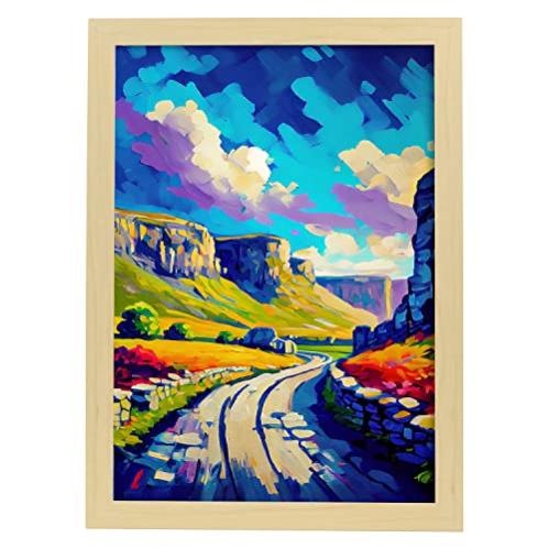 Nacnic Malham Cove Malham Inghilterra Paespaggio Olio Stamps Stamps ...