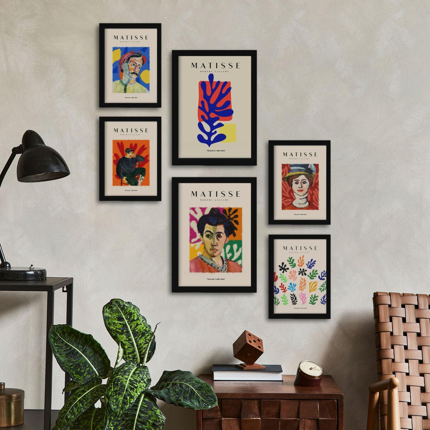 Nacnic Set De 6 Posters De Henri Matisse Retratos Láminas De Fauvismo Y ...