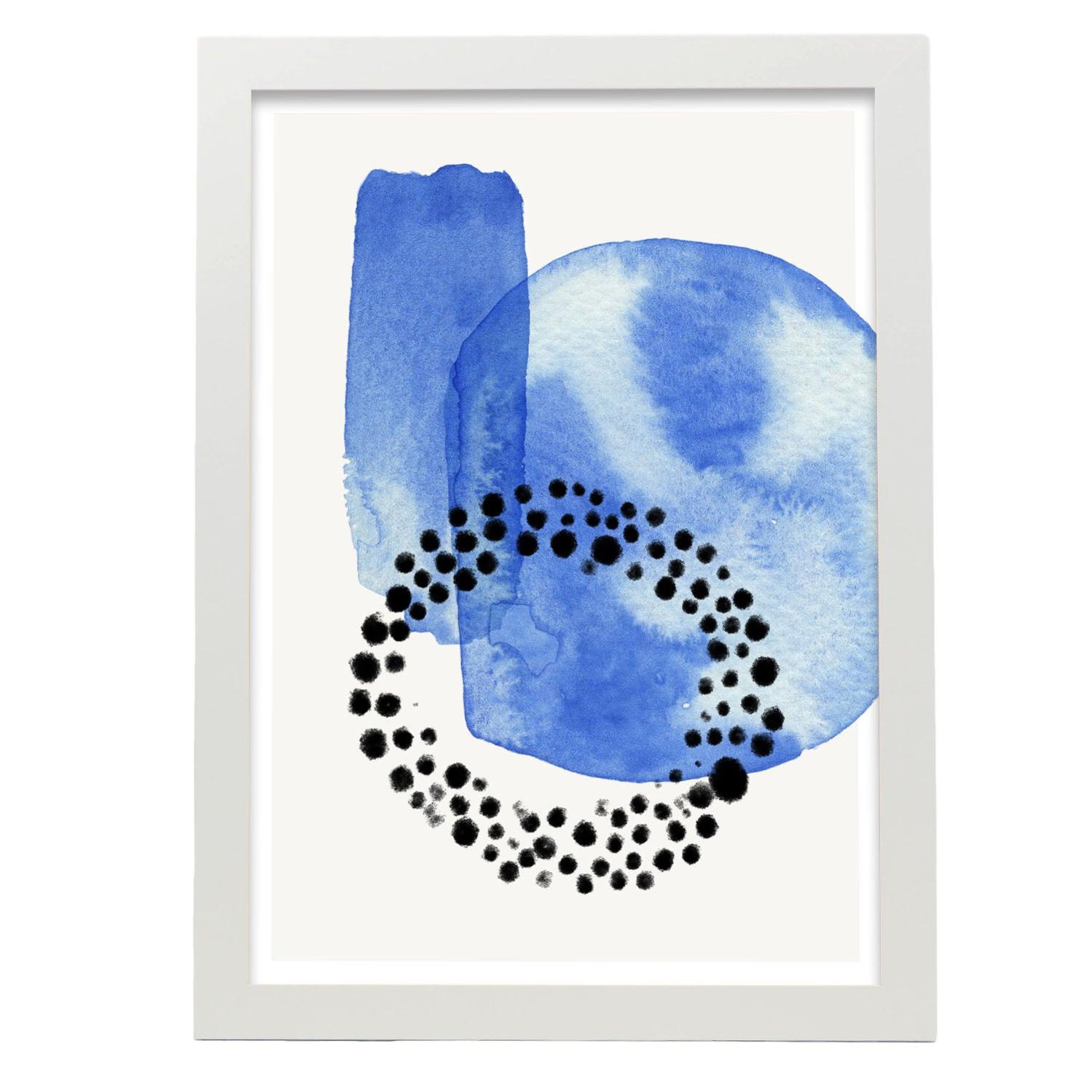 Affiches Abstraites Dans Un Style Aquarelle Coloré. Circulaire ...