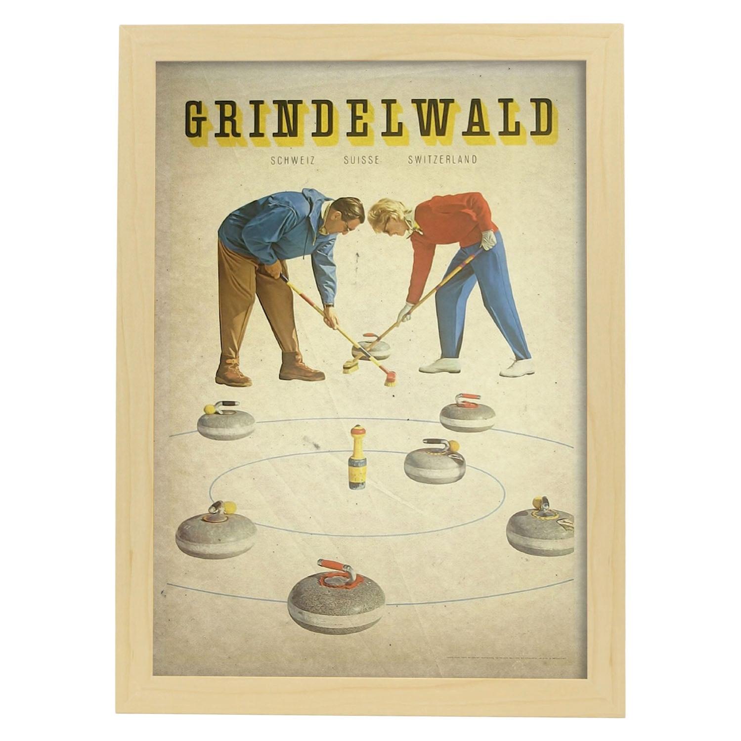 Curling Vintage Poster Con Immagini Vintage E Pubblicitarie Antiche ...