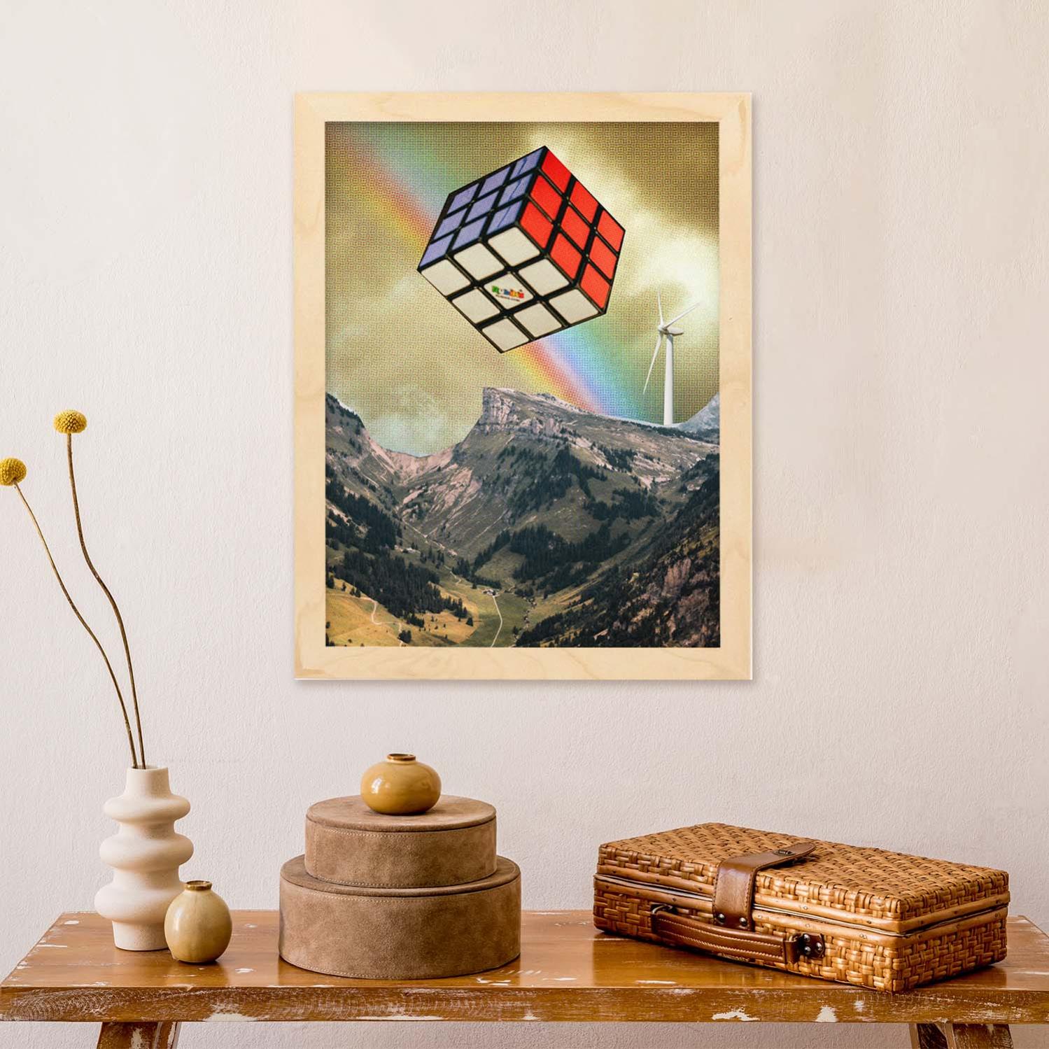 Lame Artistique Décorative Avec Un Style De Collage D'illustration Du ...