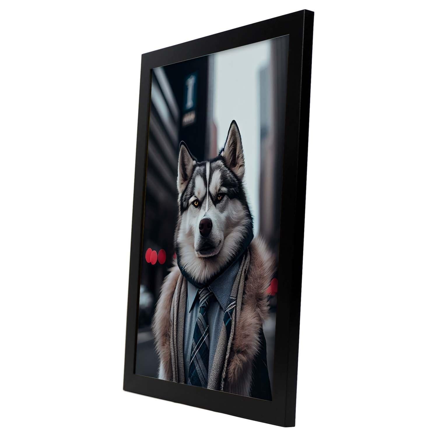 Nacnic Affiche Du Husky Sibérien En Style Photographie Illustrations ...
