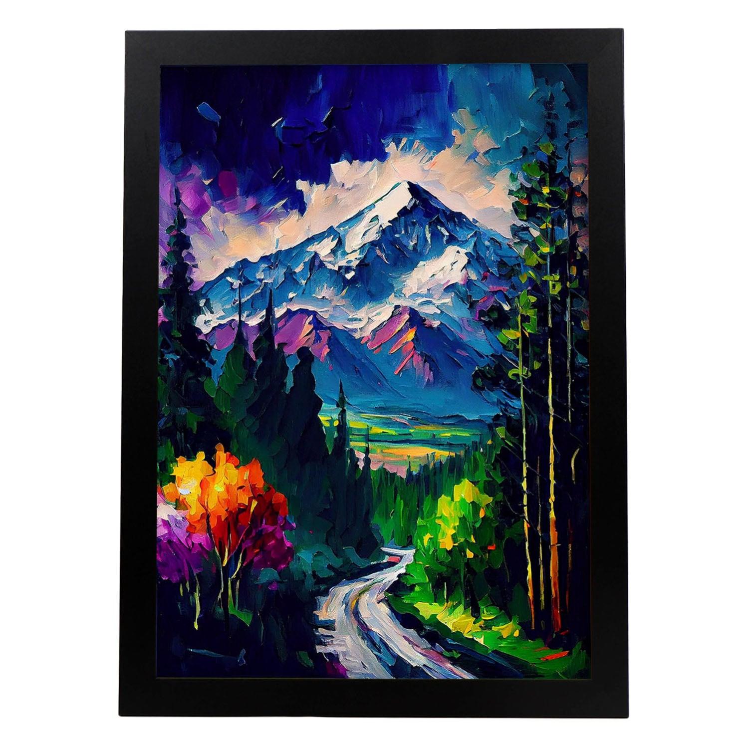 Nanic Nanga Parbat Peinture En Color Fullsstroke A Des Tampons D'art ...