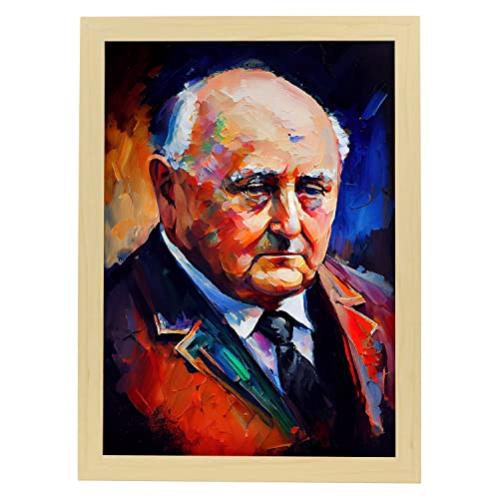 Poster Nacnico Di Mikhail Gorbachev In Illustrazioni In Stile Ritratto ...