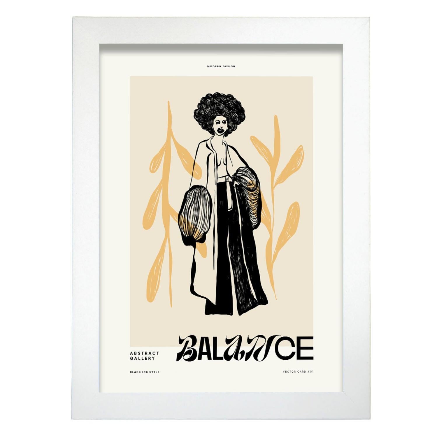 Poster Pop Nacnico Arte Astratta Stasi Illustrazioni Artistiche Moderne ...